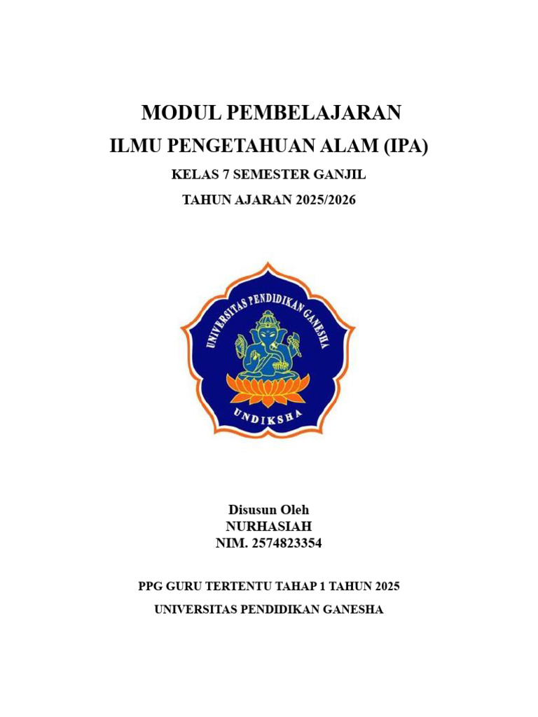 Modul IPA Kelas 7: Wujud Zat dan Perubahannya | PDF