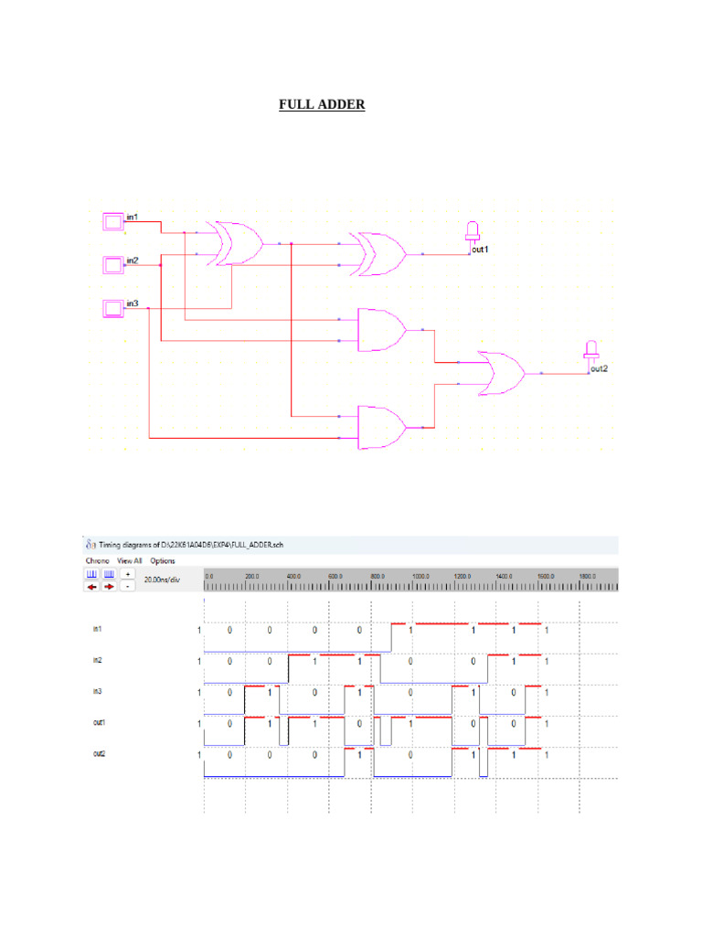 Full Adder | PDF