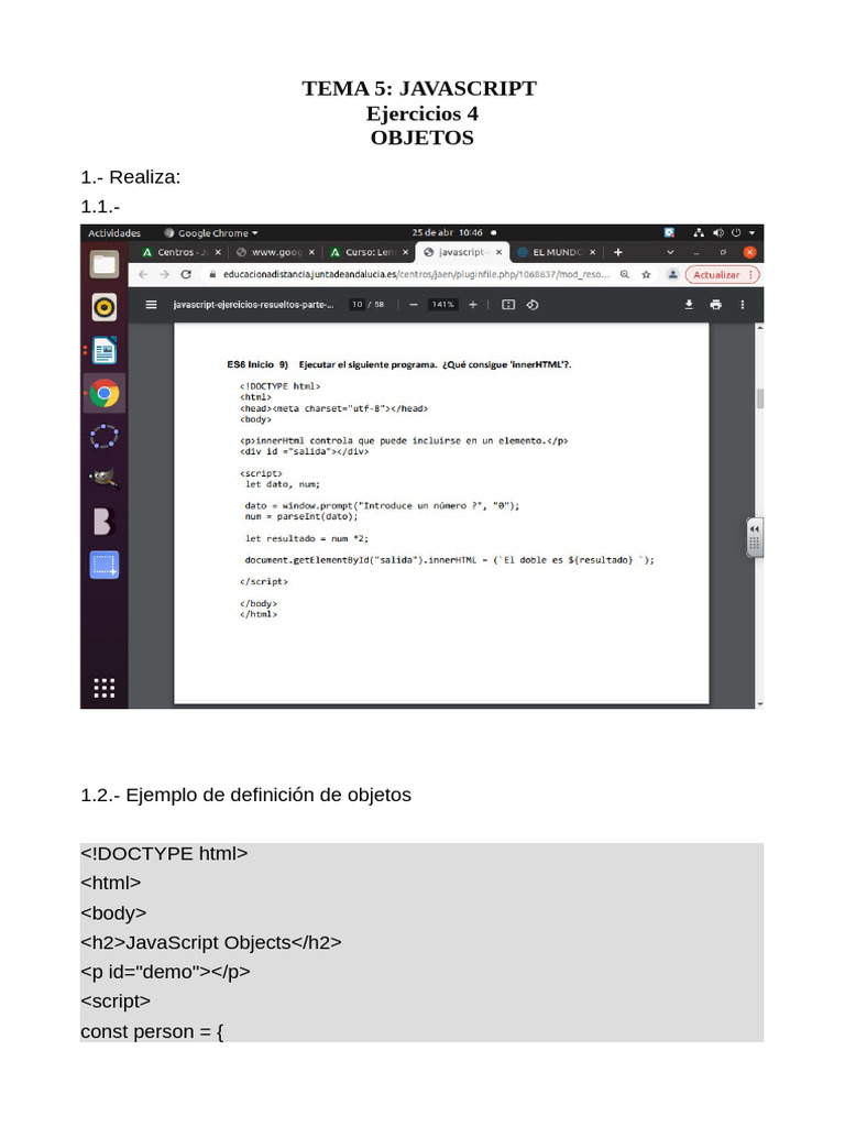 Tema 5 Ejercicio 4 | PDF | Arquitectura de sistemas | Tecnologías de la información