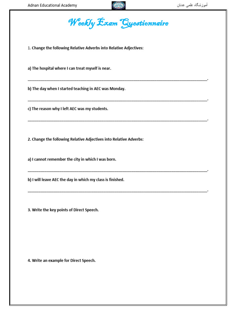 Step 8 Questionnaire | PDF