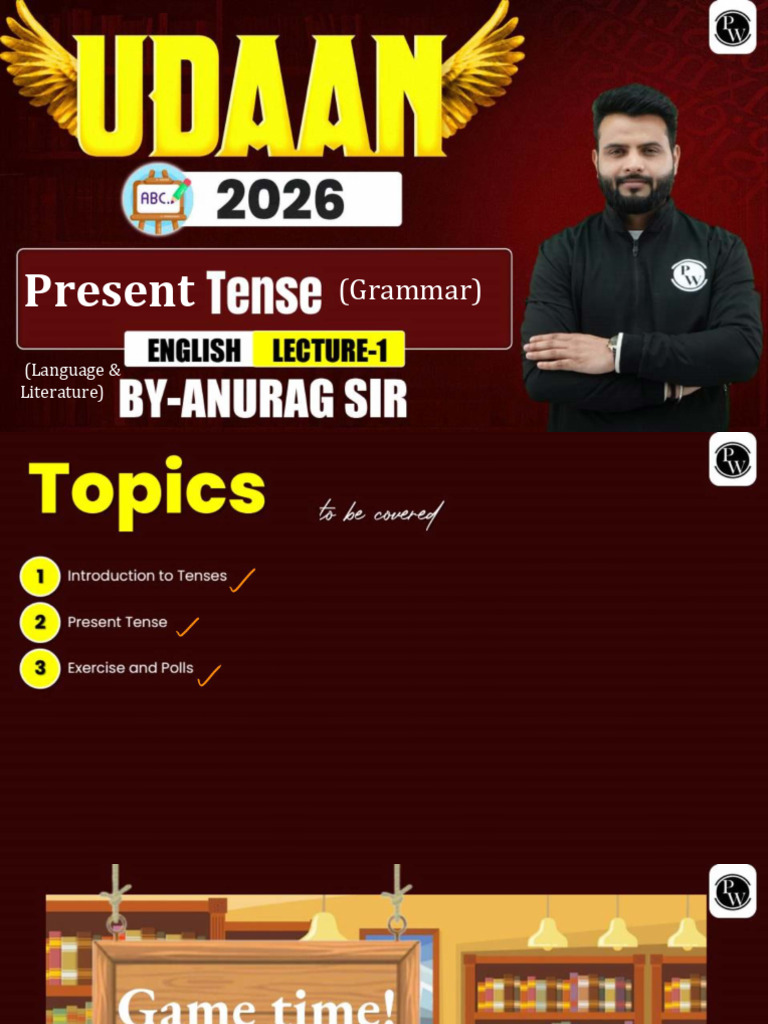 Grammar 01 - Class Notes - Udaan 2026 | PDF