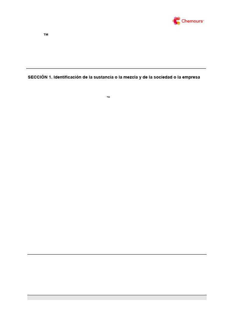 MSDS-R 134a-ESP - 44-23998 | PDF | Residuos | Toxicidad