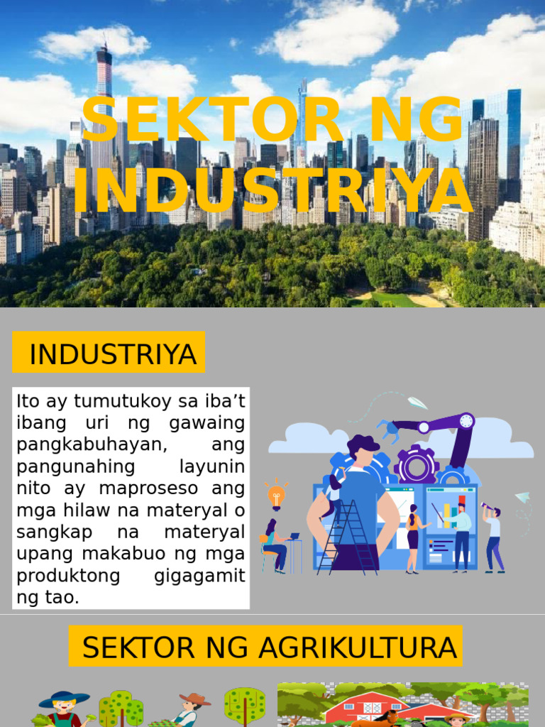 Sektor NG Industriya | PDF