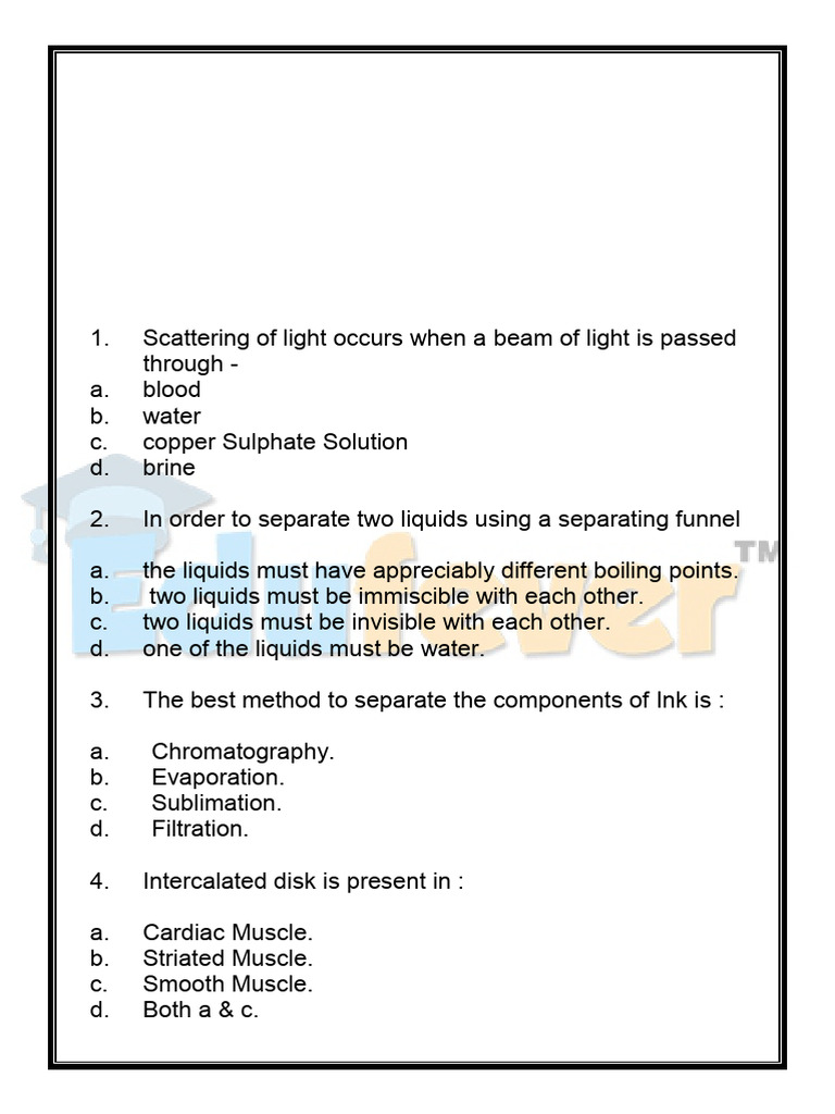 Class IX Science Revision Worksheet | PDF