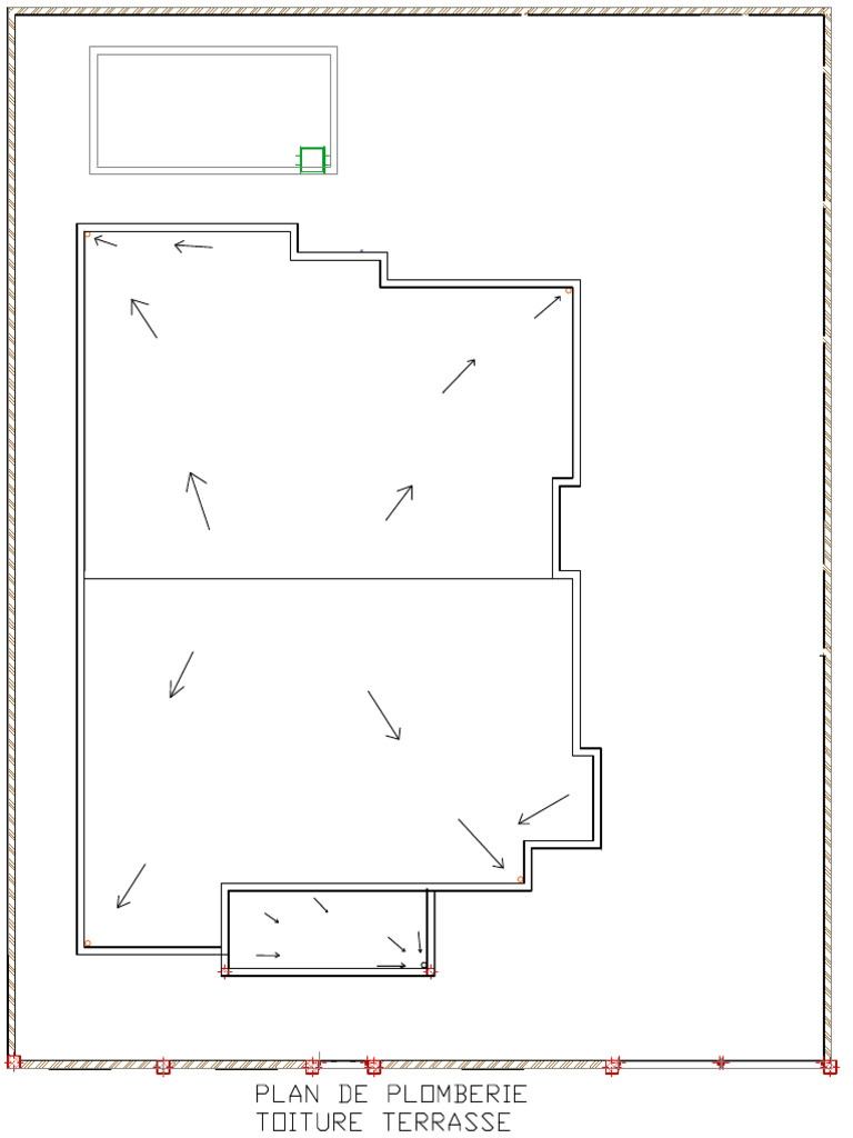 Plan de Plomberie Toiture Terrasse Avagou | PDF