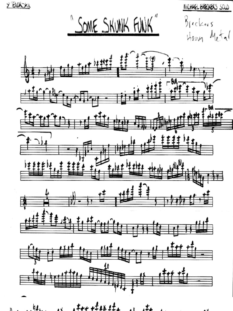 Some Skunk Funk (Michael Brecker)