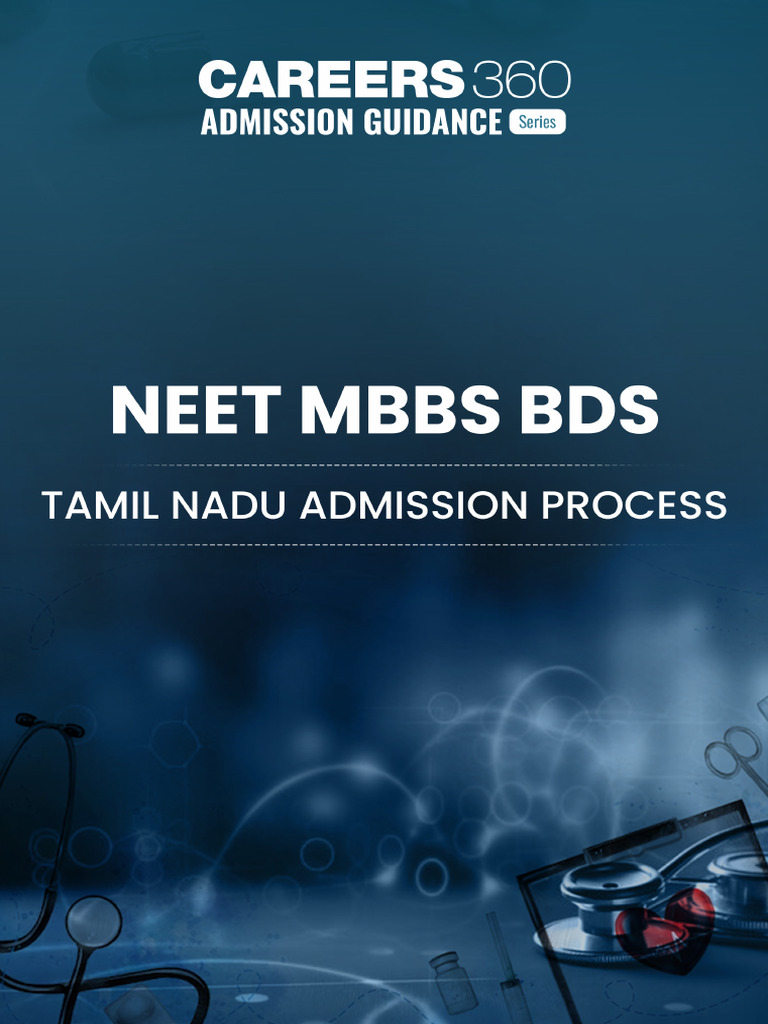 NEET MBBS BDS Tamil Nadu Admission Process | PDF | University And College Admission ...