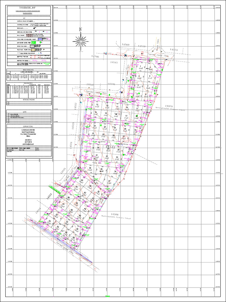 Bulawayo Topographic Map Data | PDF | Surveying | Graphic Design