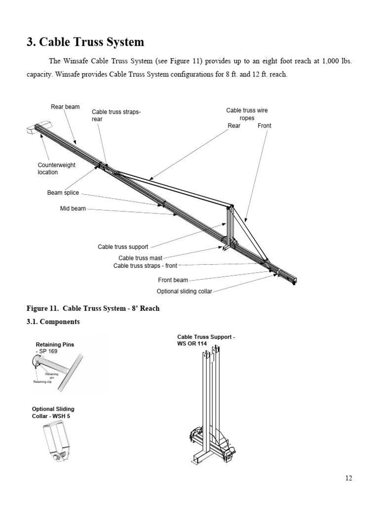 Winsafe Cable Truss System Overview | PDF | Truss | Beam (Structure)