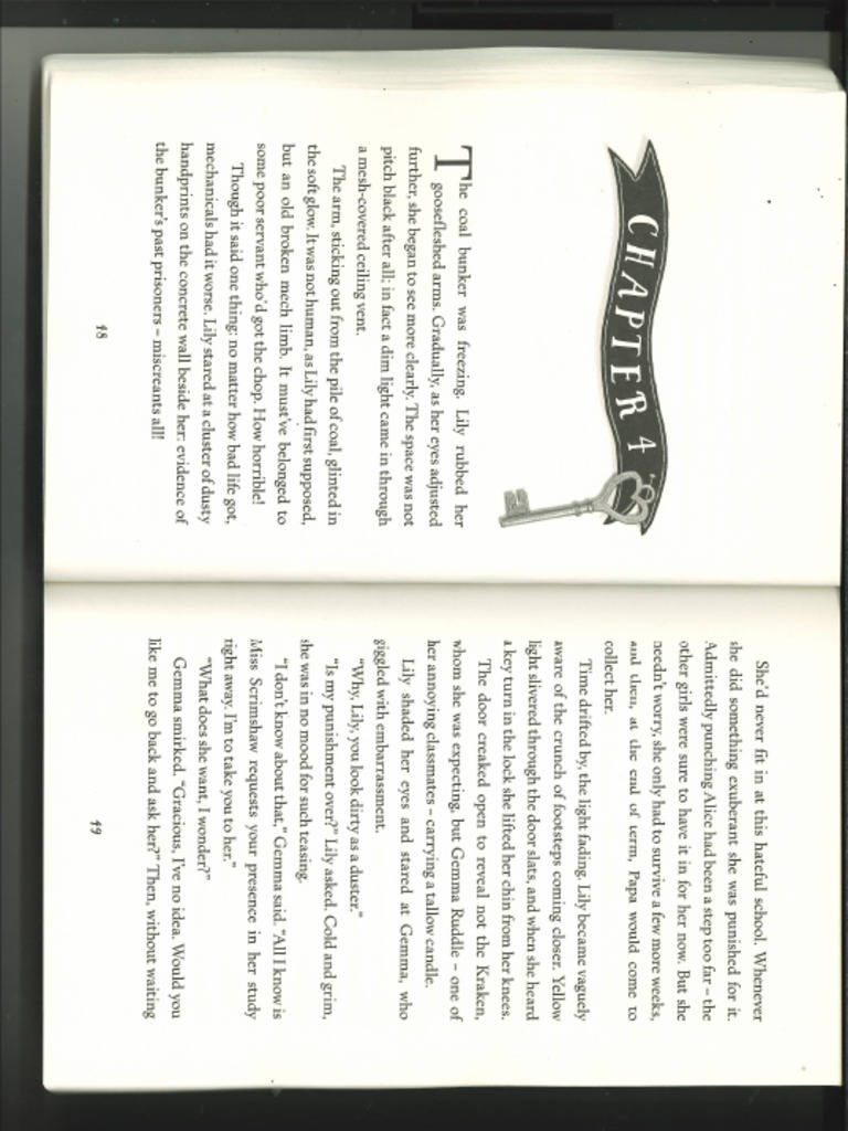 Cogheart Chapter 4 and 5 | PDF