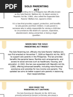 Solo Parent Leave Guidelines in the Philippines | PDF | Annulment | Family