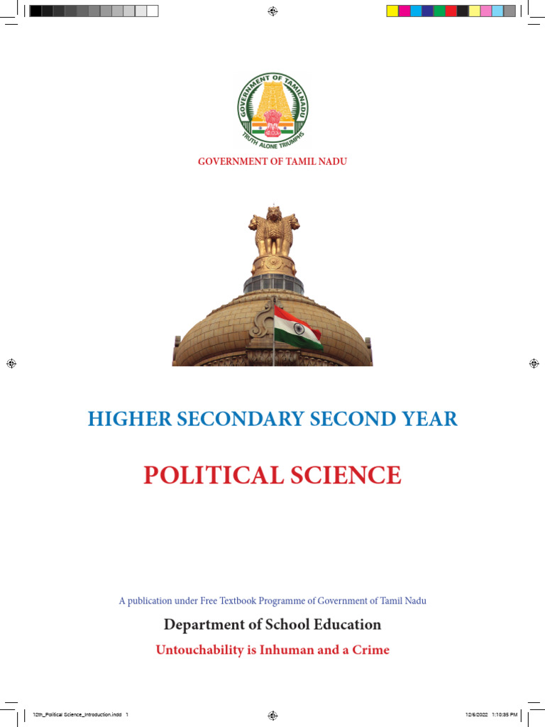 Class 12 Political Science English Medium-2024 Edition-Www ...
