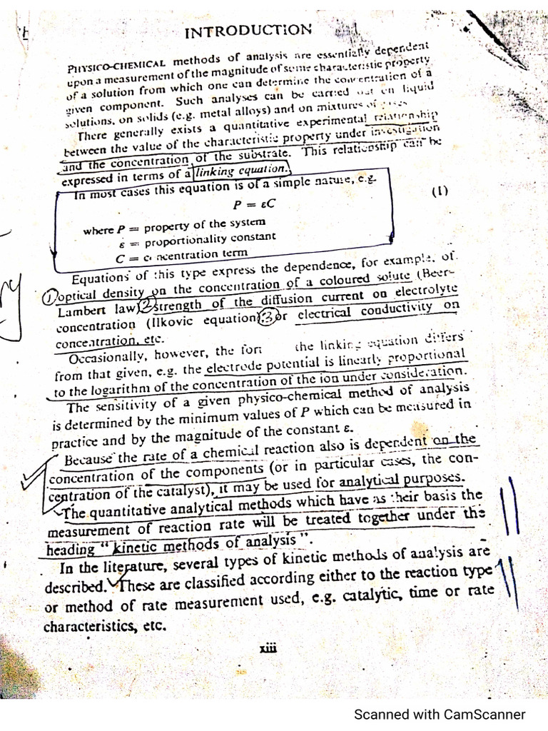 Kinetic Methods of Ananlysis | PDF