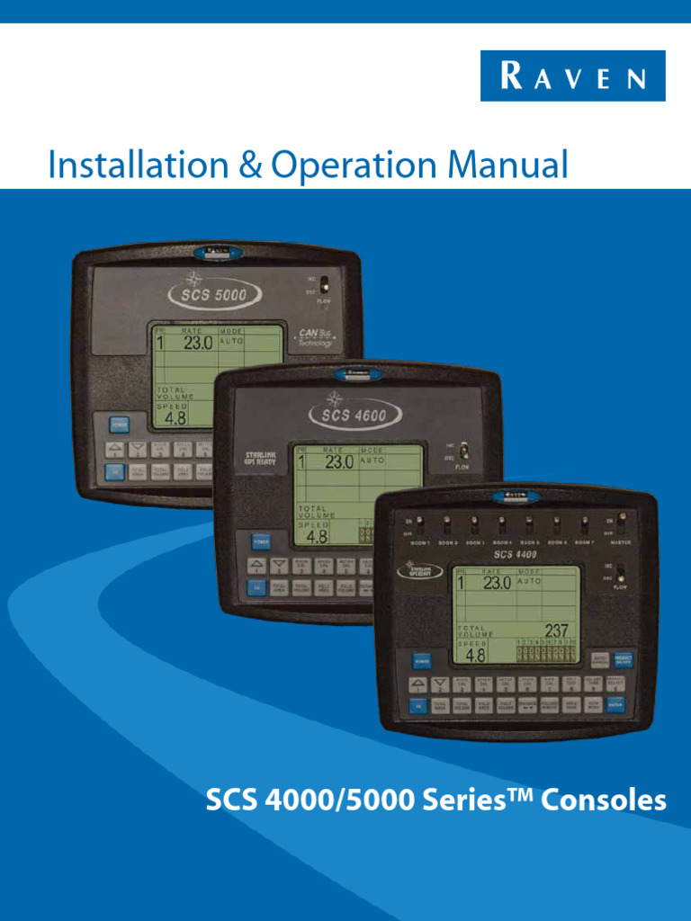 SCS 4000/5000 Series Manual | PDF | Litre | Gallon