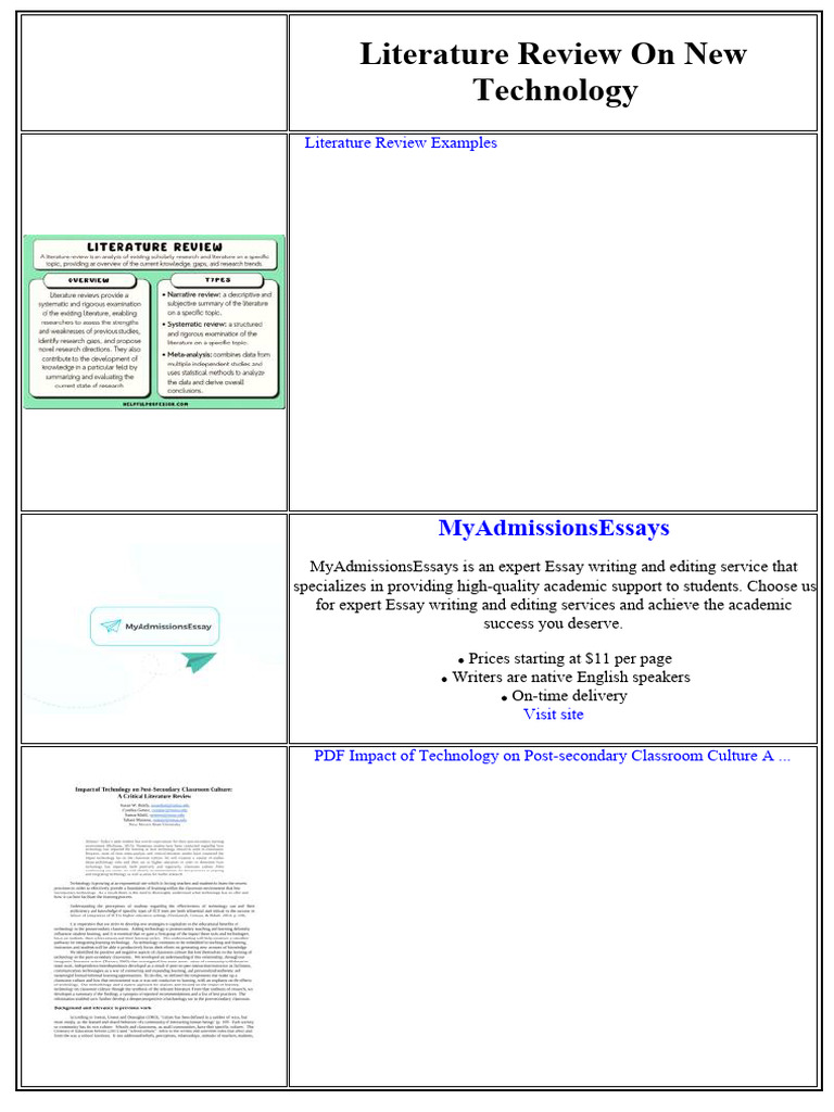 Literature Review On New Technology | PDF | Medical Error | Patient Safety