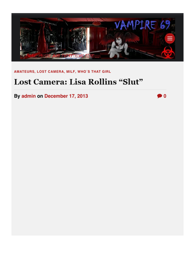 Lost Camera - Lisa Rollins | PDF | Monopolio (economía) | Ley de ...