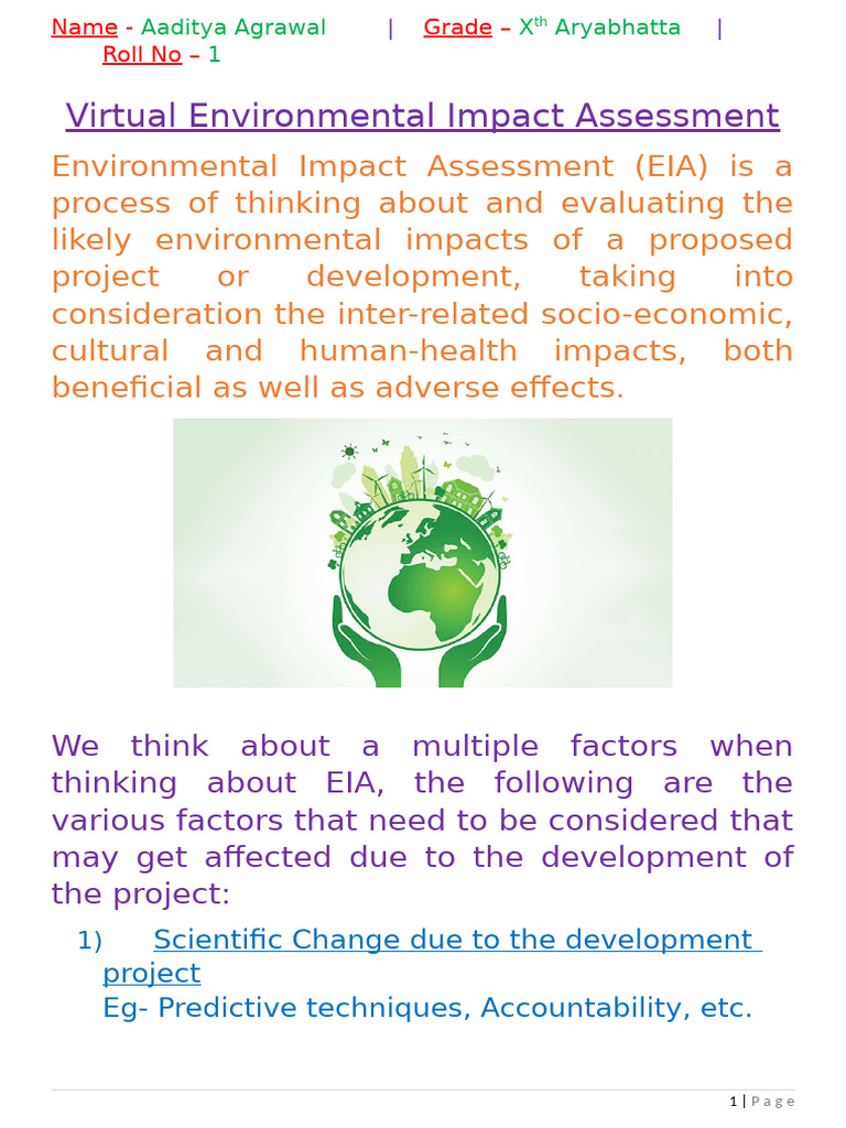 IT Environmental Impact Assessment SDG-11 Activity-2 | PDF ...