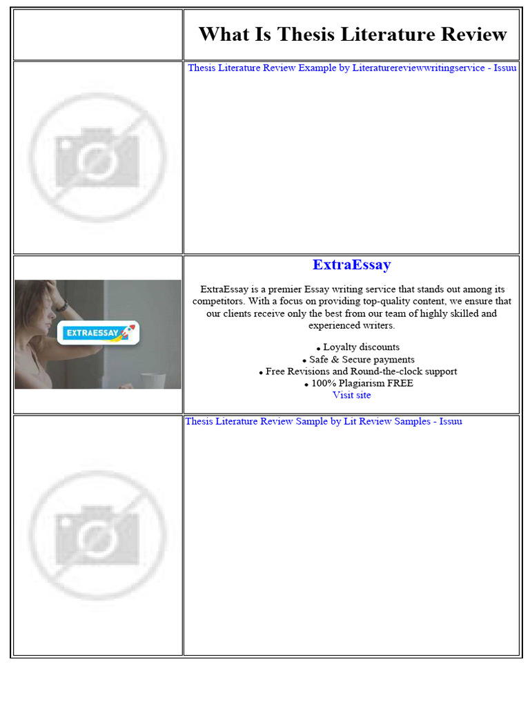 What Is Thesis Literature Review | PDF | Corporate Social Responsibility | Essays