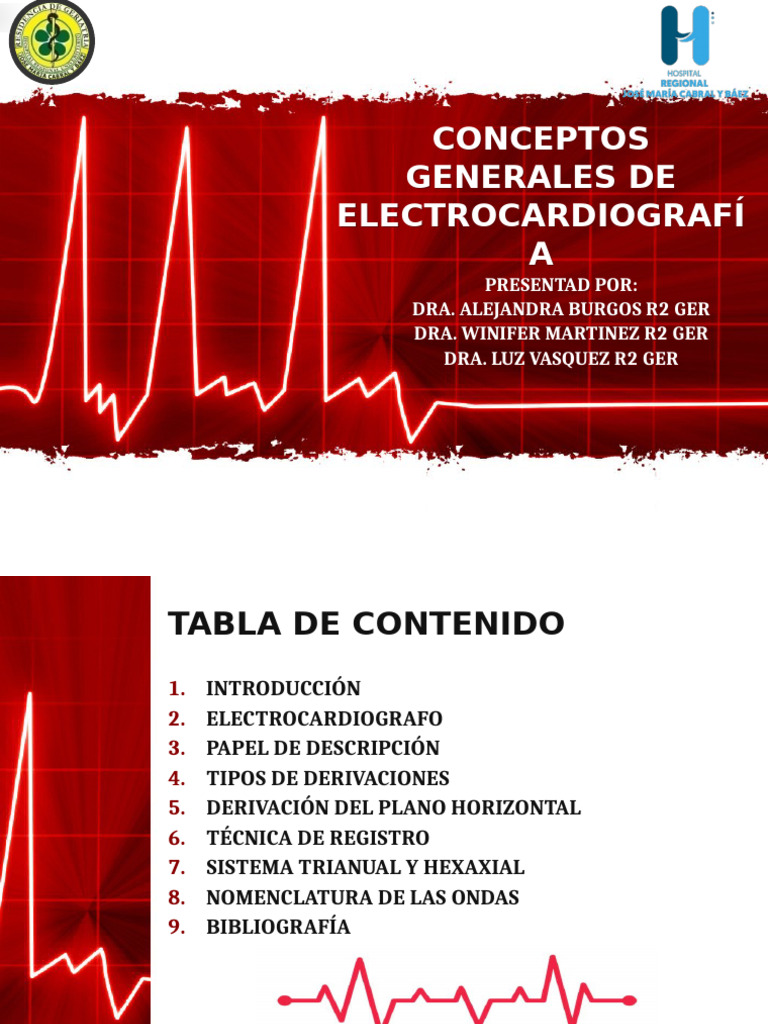 Conceptos Generales de Electrocardiografía | PDF | Electrofisiologia | Corazón