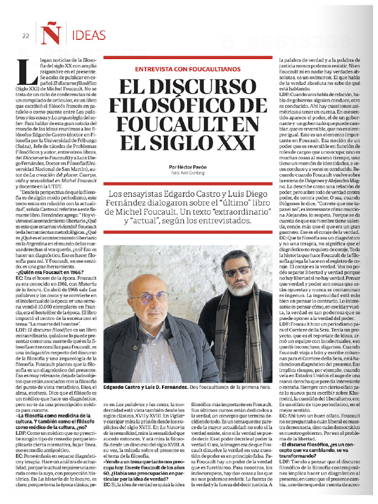 Entrevista - Revista Ñ - 5 de Julio de 2025 | PDF