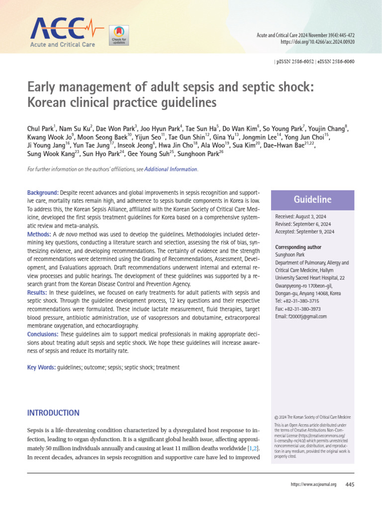 Adult Sepsis | PDF | Sepsis | Shock (Circulatory)