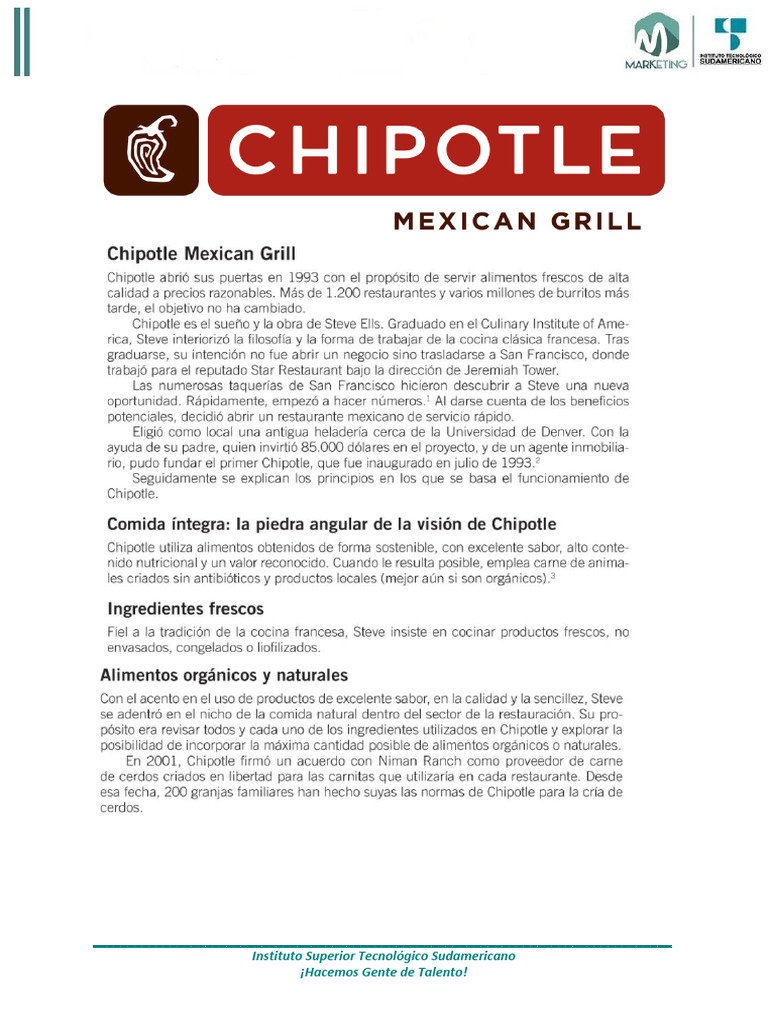 Caso Chipotle | PDF