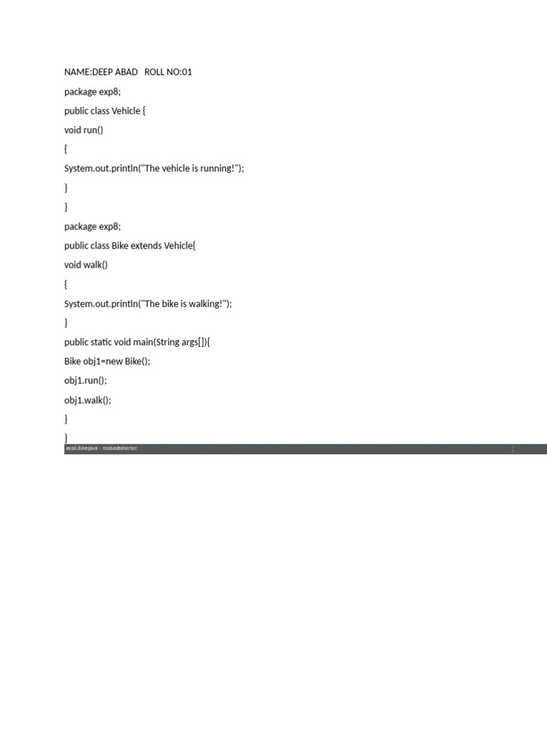 Java Experiment 8A (Moba) (1) DEEP | PDF