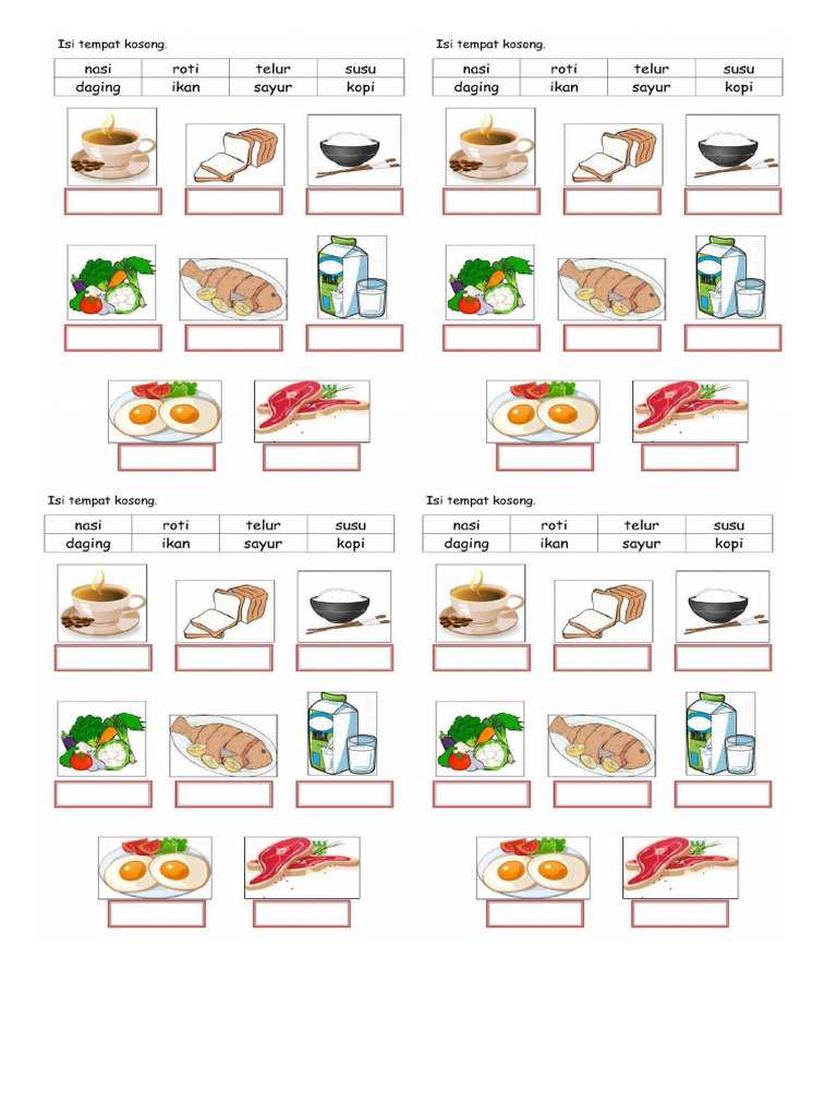 Bahasa Indonesia Makanan Psanagan | PDF