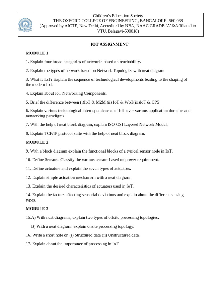 Iot Assignment | PDF