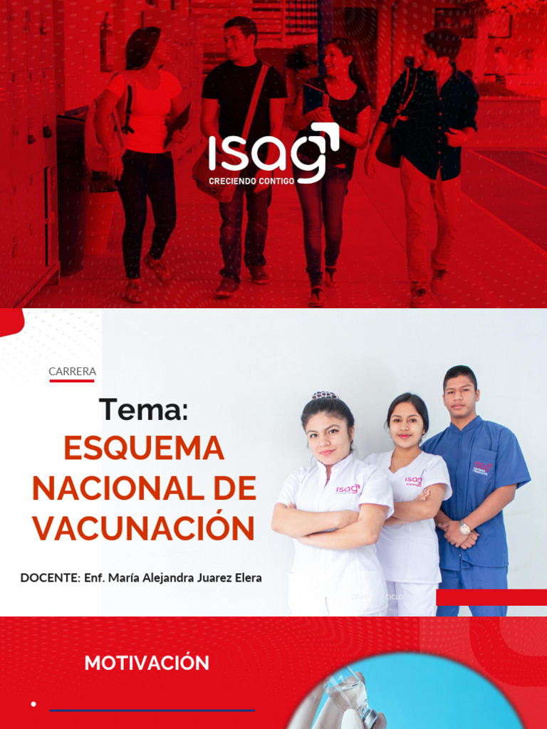 4 - Esquema Nacional de Vacunación - Isag. 2025 I. I Ciclo | PDF | Enfermedades y trastornos ...