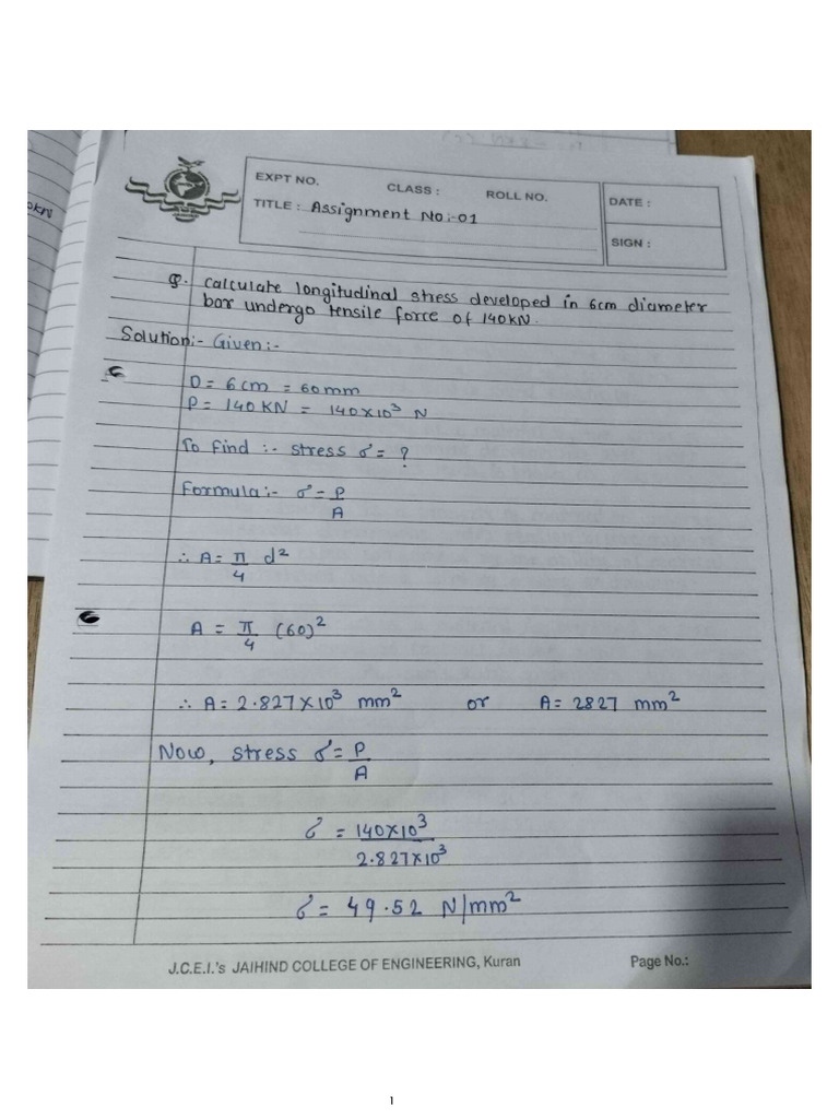 Mos Assignment 1 Pdf