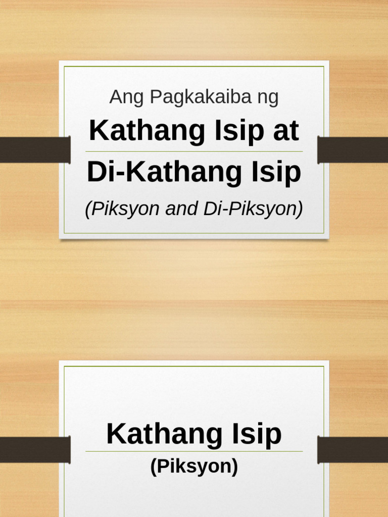 Piksyon at Di Piksyon | PDF