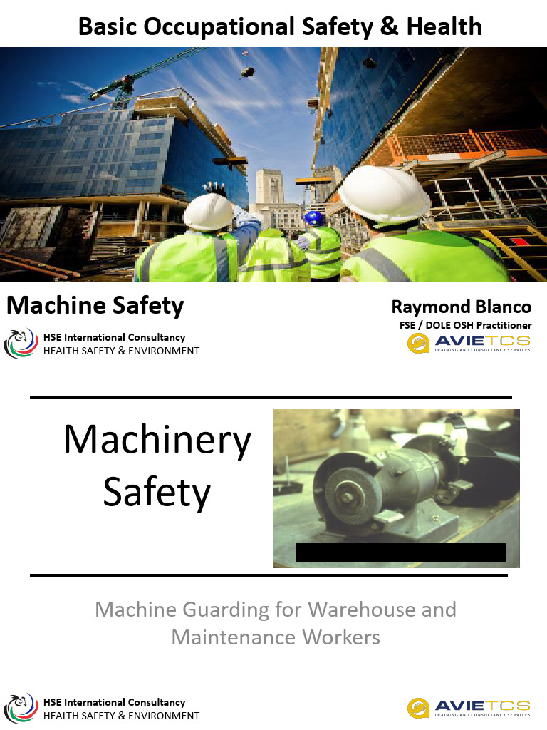 Machine Guarding Safety Guidelines | PDF | Mechanical Engineering | Tools