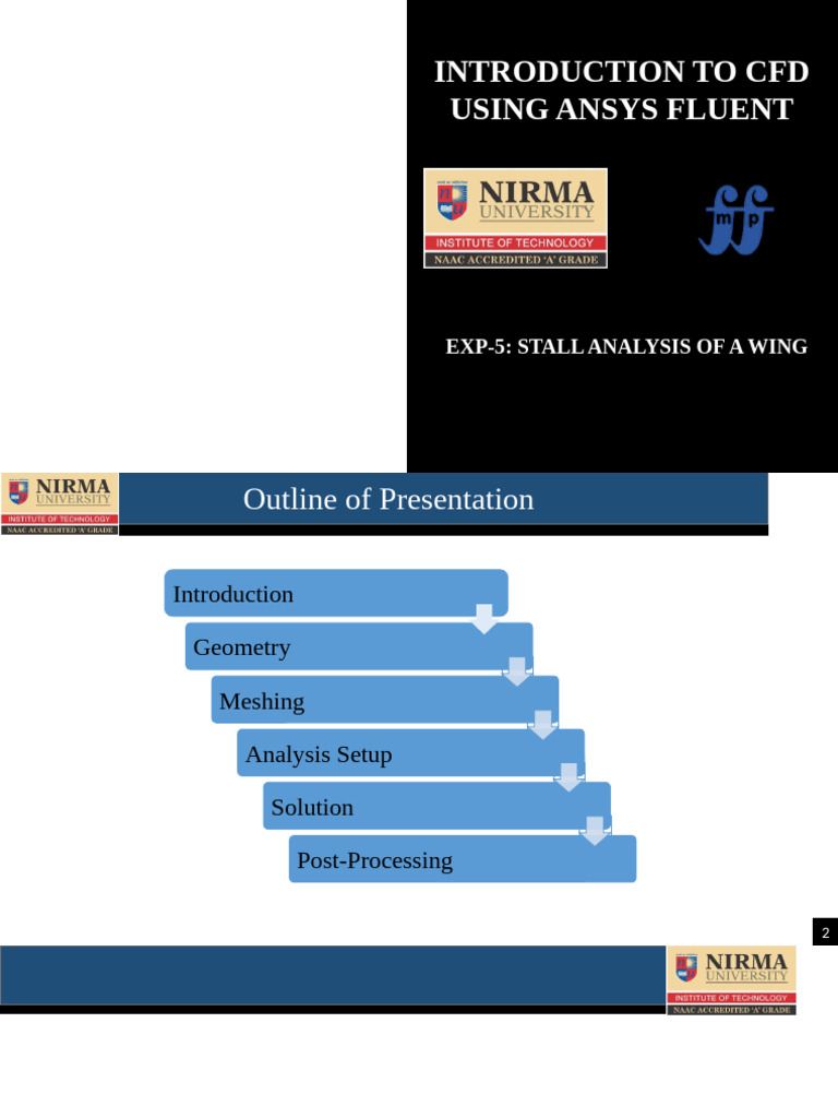 CFD Stall Analysis of a Wing Using ANSYS | PDF | Fluid Dynamics ...