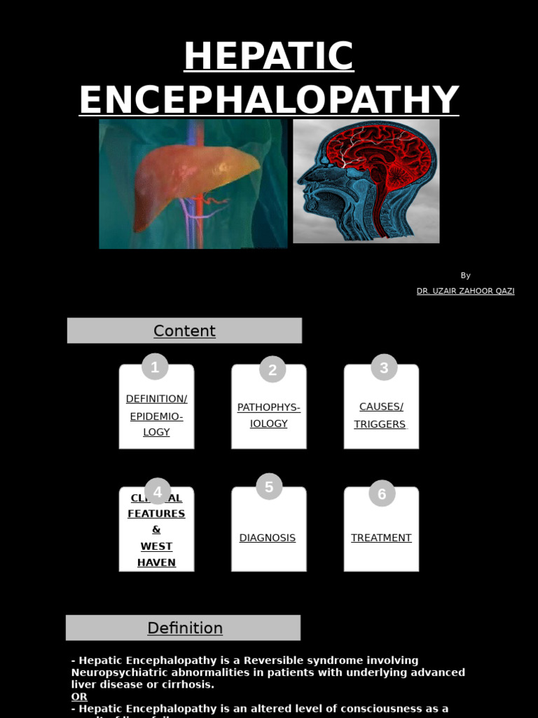 Hepatic Encephalopathy | PDF | Cirrhosis | Liver