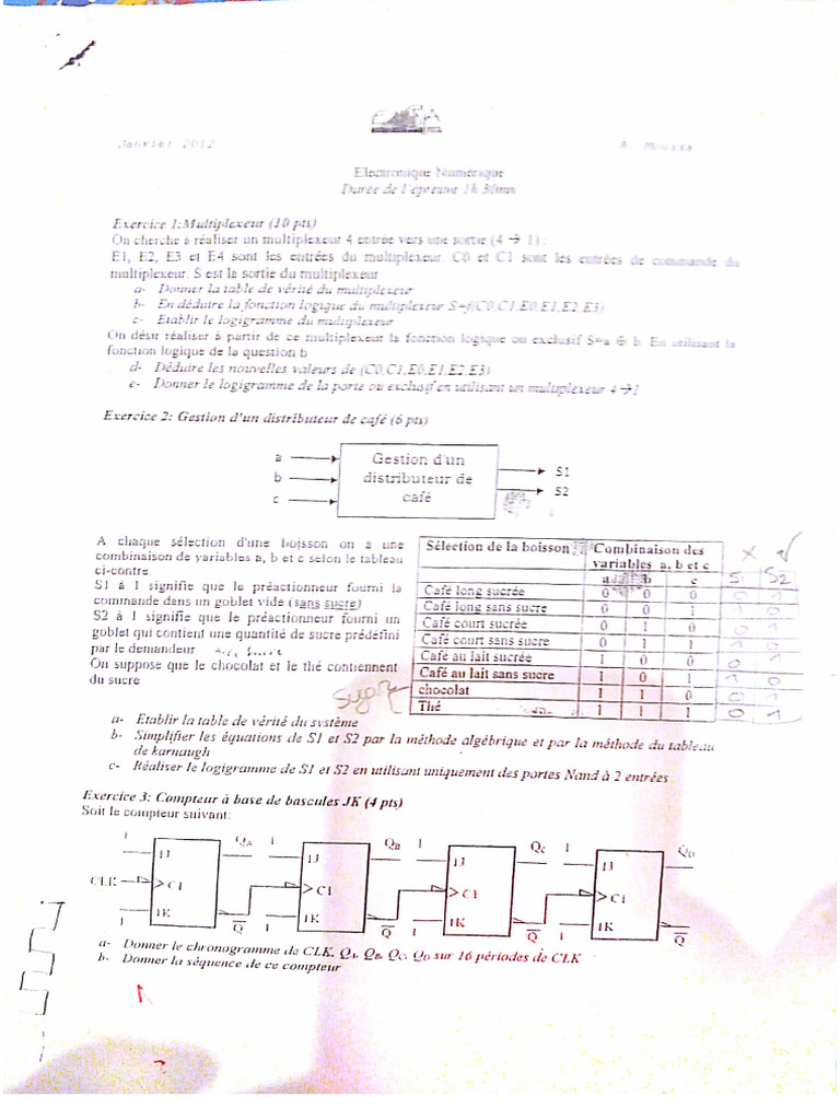 Electronique Numerique 1 | PDF