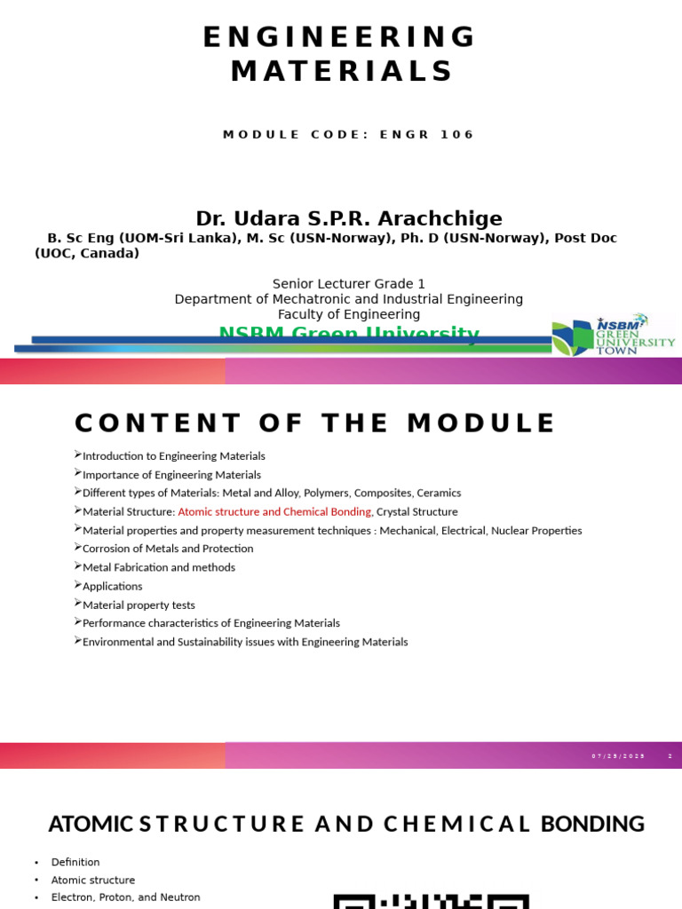 Presentation 2 - Atomic Structure | PDF | Atoms | Atomic Nucleus