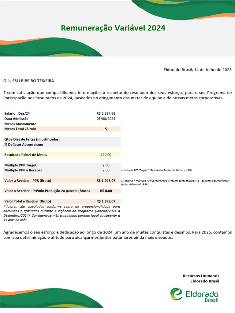 Carta PPR 2024 | PDF