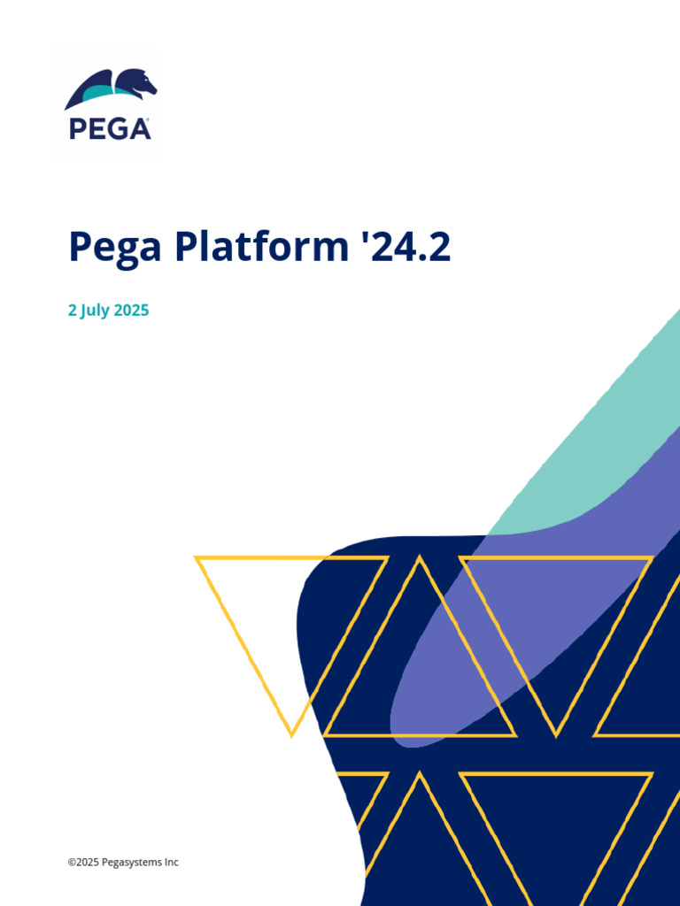 Pega Platform 24.2 7-3-2025 | PDF | Business Process | Information ...