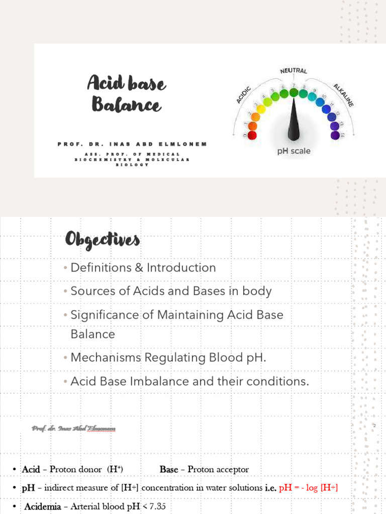 Understanding Acid-Base Balance | PDF | Buffer Solution | Acid