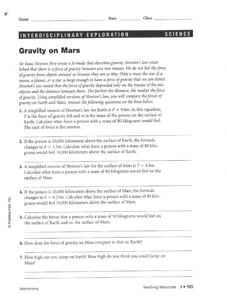 Mars Extension Math-1 | PDF