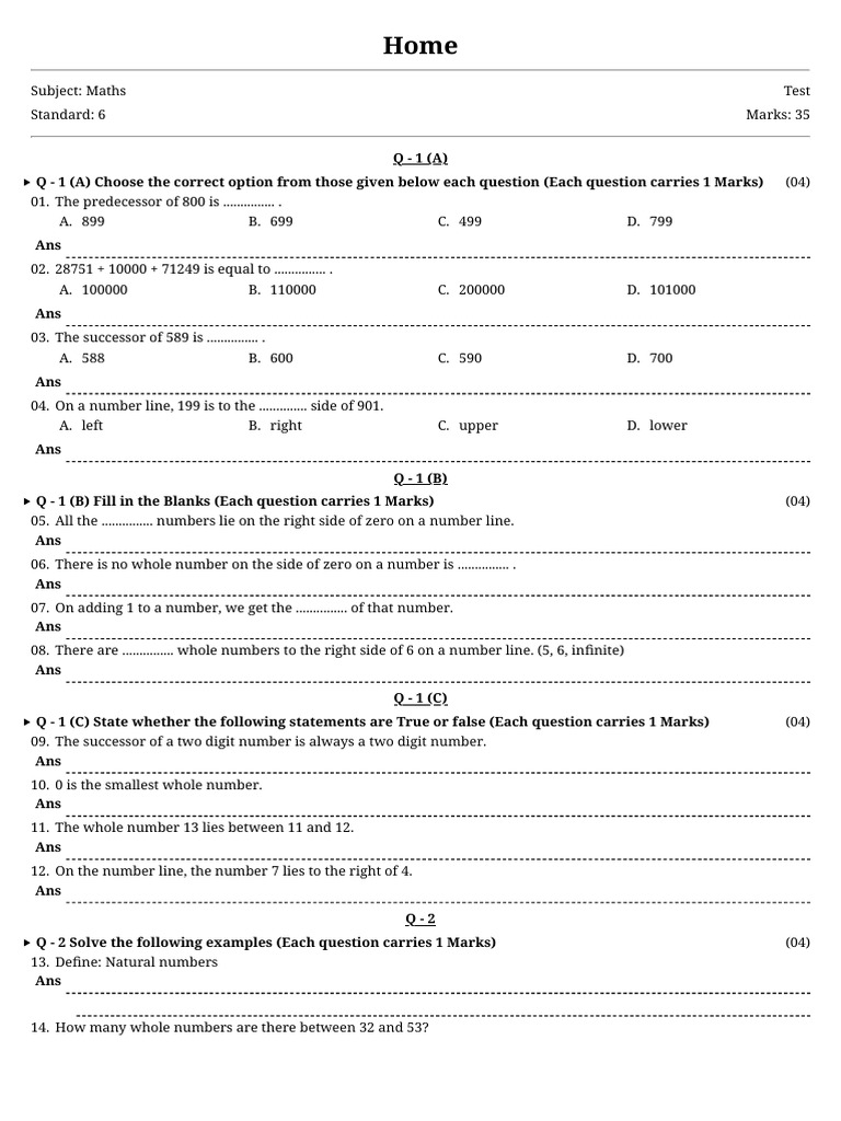 Maths 6 Youth Education 384 | PDF | Numbers | Mathematics