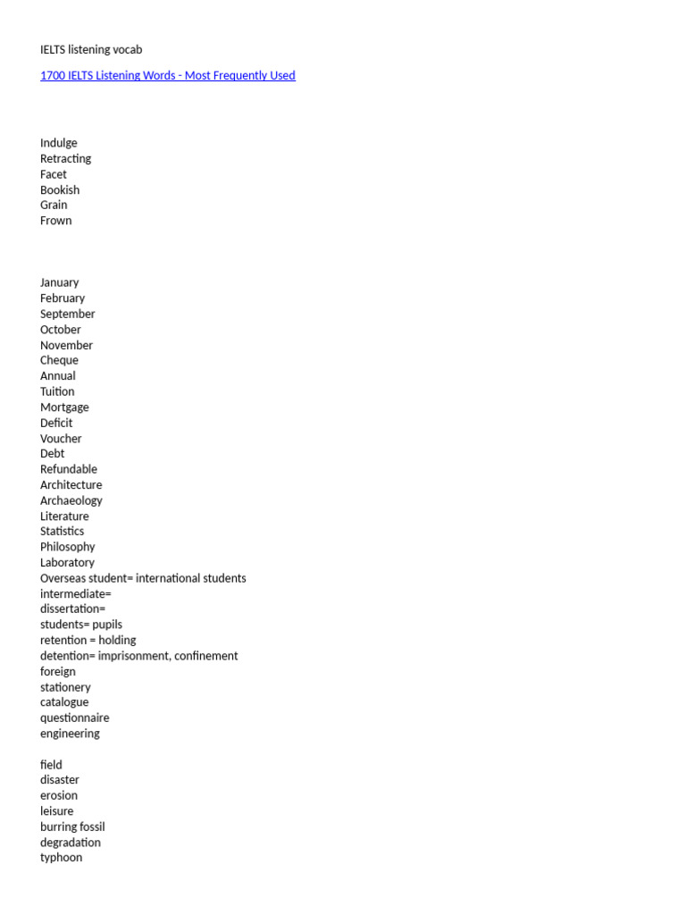 Words | PDF