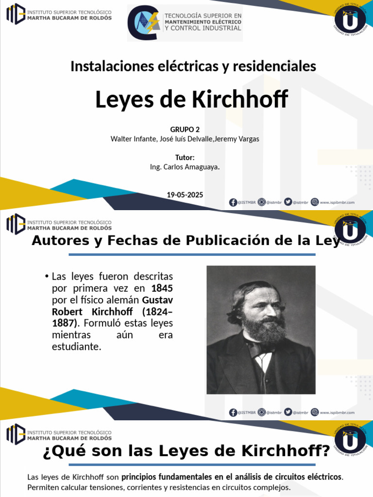 Leyes de Kirchhoff en Circuitos Eléctricos | PDF | Red eléctrica | voltaje