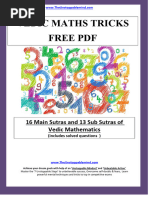 Vedic Maths | PDF | Equations | Factorization