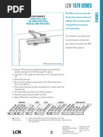 LCN 9540 Senior Swing Operator Guide | PDF | Door | Manufactured Goods