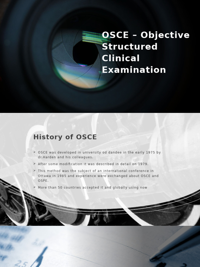 OSCE - Objective Structured Clinical Examination | PDF