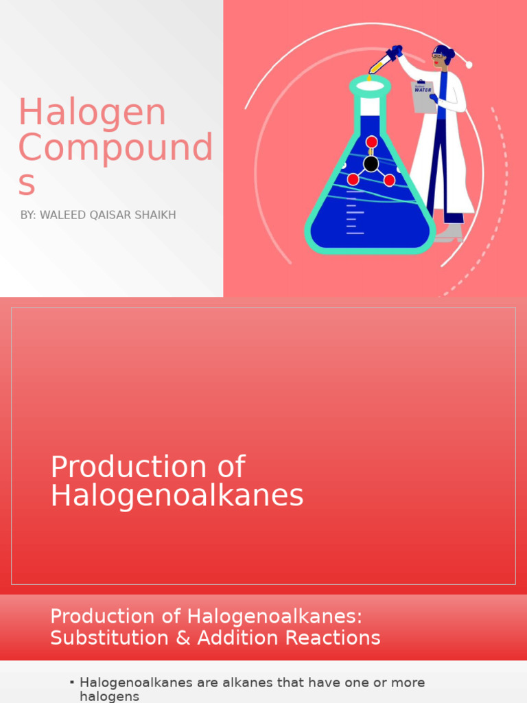 Halogenoalkanes: Production & Reactions | PDF | Chemical Reactions ...