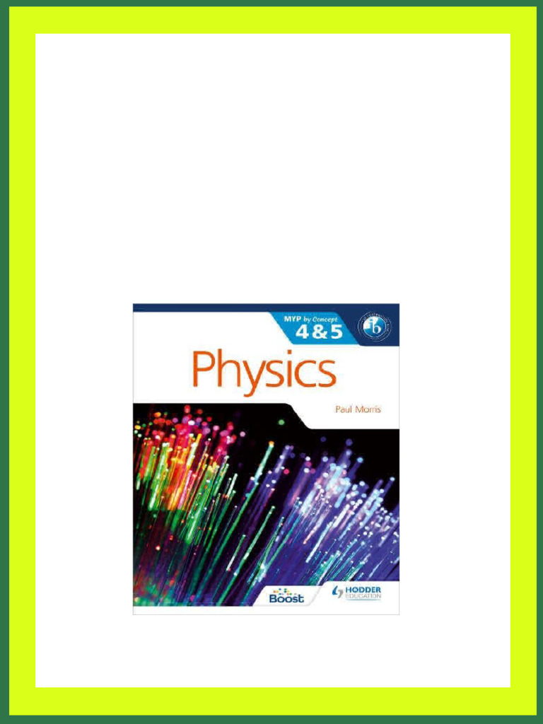 Physics For The IB MYP 4 5 by Concept MYP by Concept Morris PDF ...
