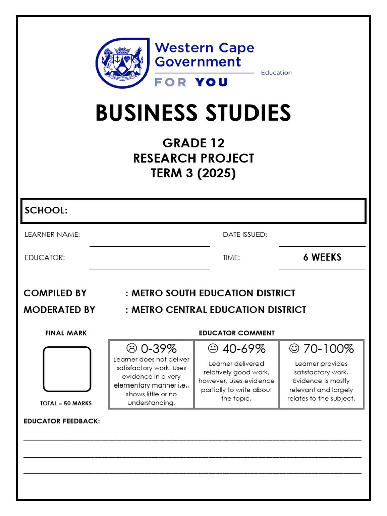 GR12 BSTD 2025 Research Project Eng | PDF | Corporate Social Responsibility